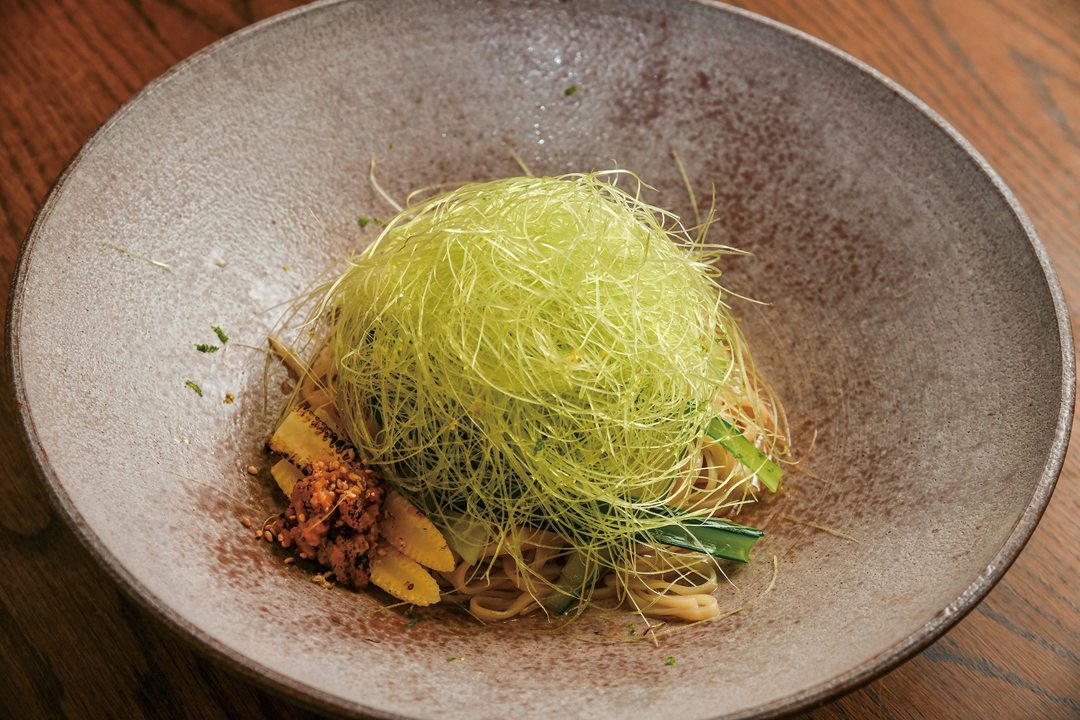 【京都市上京区】旬を味わうスペシャルな一杯。店主のセンスが光る[Japaneseまぜ麺 MARUTA]の季節のまぜ麺 ｜ KYOTOLIFE